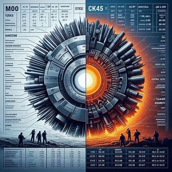 تفاوت فولاد Mo40 با Ck45 | فروش اهن